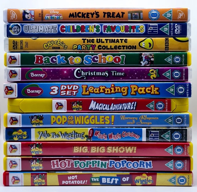 SEE DESCRIPTION BABY/TODDLER/KIDS DVD Bundle - Wiggles, Barney ...