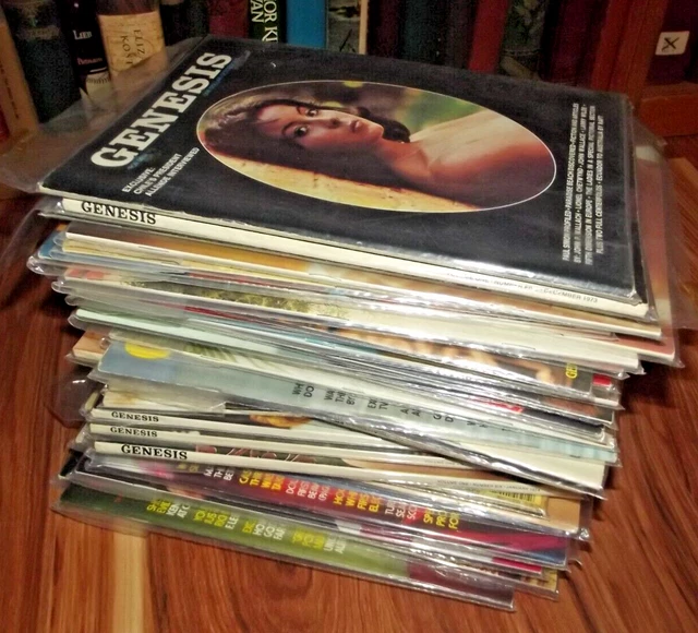 RARE VINTAGE GENESIS Men's Magazines 1973-1978 Lot Of 39, all in ...