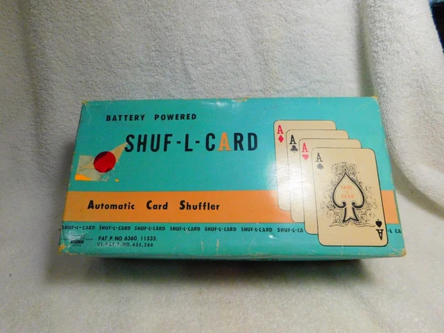VINTAGE WACO SHUF-L-CARD Automatic Card Shuffler - Made in Japan $5.00 ...