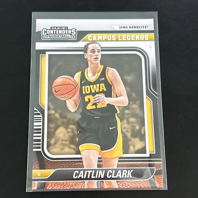 2024 PANINI CAITLIN Clark Campus Legends SP Card #CL1 - As Shown - 10SU ...