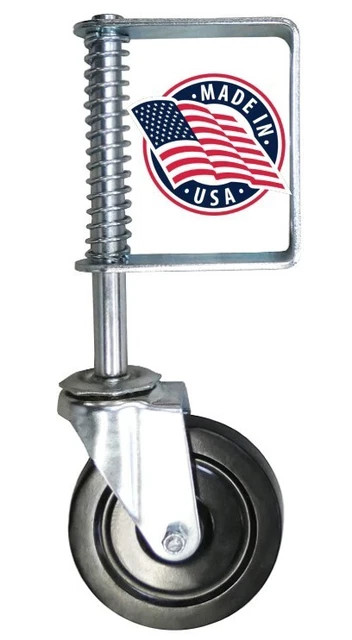 SHEPHERD HARDWARE 9798 8-Inch Pneumatic Spring-Loaded Gate Caster 220 ...