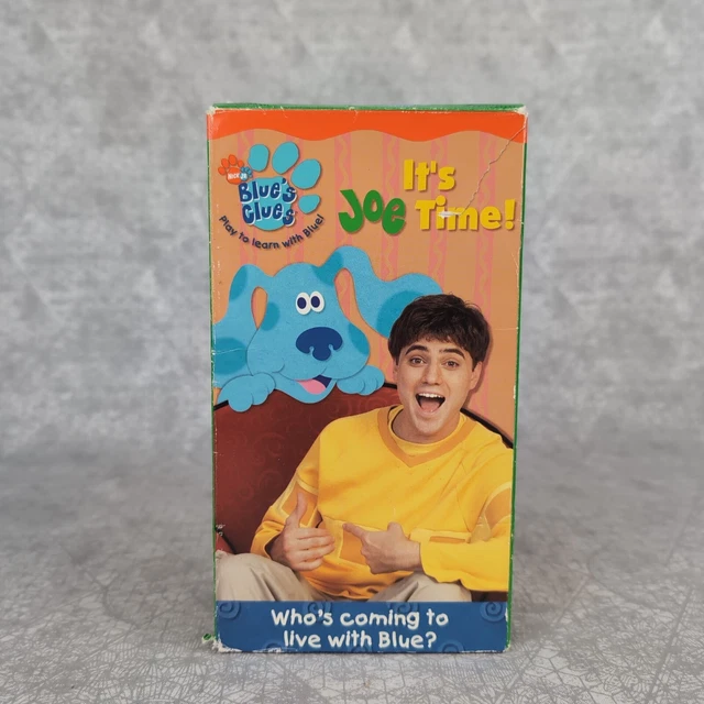 BLUES CLUES - Its Joe Time (VHS, 2002) Nick Jr Nickelodeon Paramount £ ...