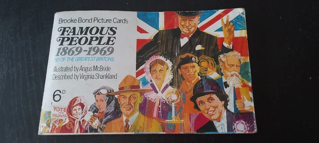 BROOKE BOND PICTURE Cards Famous People 1869-1969 Full Album £0.99 ...