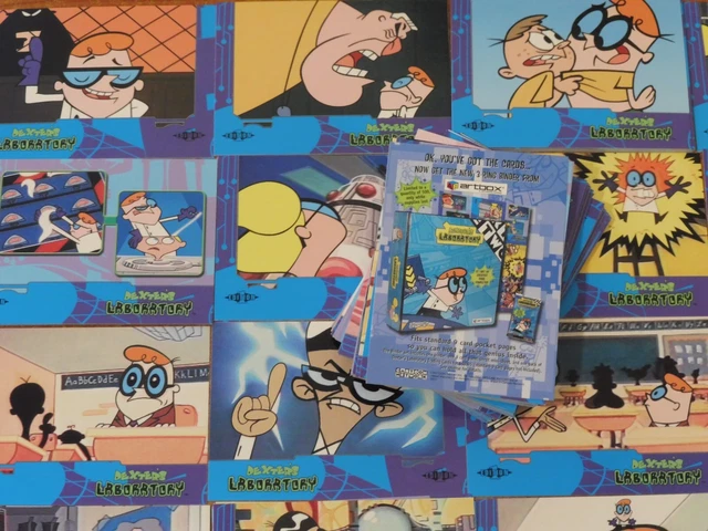 DEXTER'S LABORATORY Base Set of 72 Trading Cards Artbox 2001 Cartoon ...
