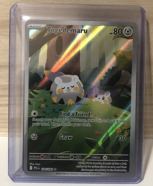 POKÉMON TCG TOGEDEMARU 104/094 Phantasmal Flames Illustration Rare Holo ...