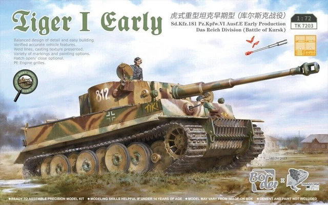 BMTK7203 BORDER MODELS 1/72 Tiger I early EUR 25,90 - PicClick DE