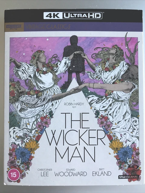 THE WICKER MAN 4K Uhd Blu-Ray Christopher Lee Edward Woodward 1973 New ...
