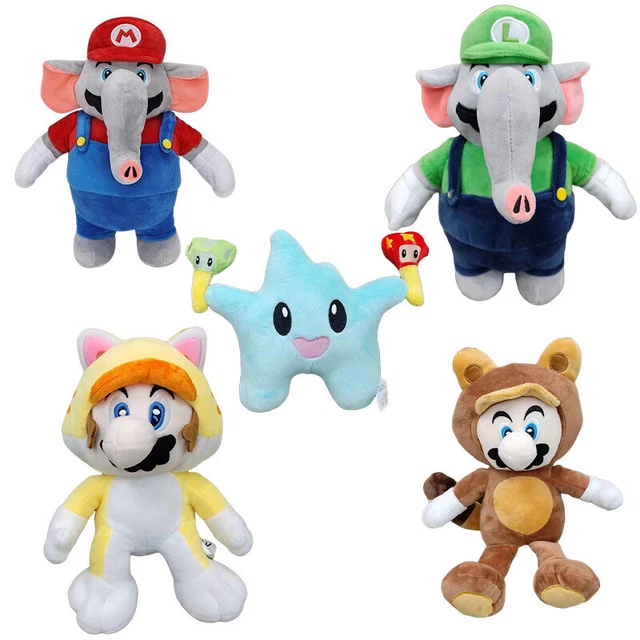 11& SUPER MARIO Bros Wonder Elephant Mario Luigi Plush Stuffed Toys ...