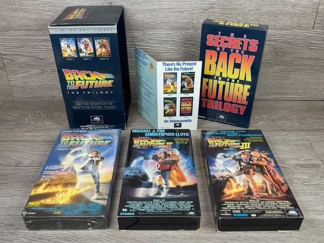 BACK TO THE Future VHS Trilogy Limited Edition Box Set (#1 sealed w/ watermarks) £94.89 ...
