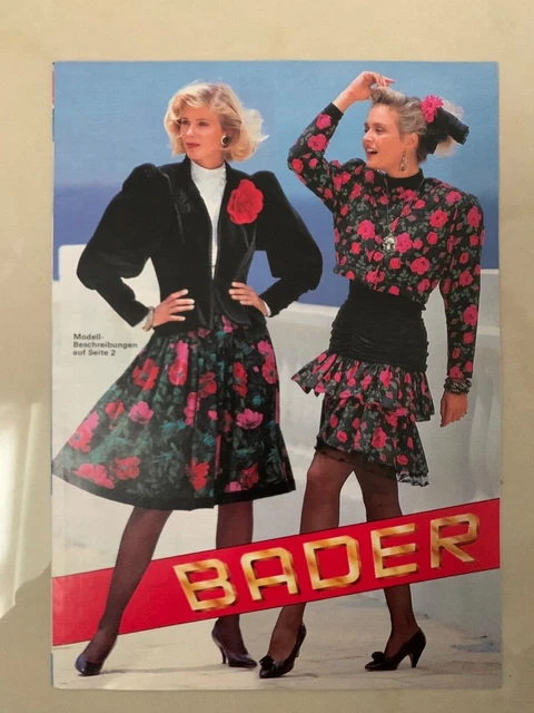 BADER VERSANDHAUSKATALOG BADER Werbung Fröhliche 1988-89, Bader ...