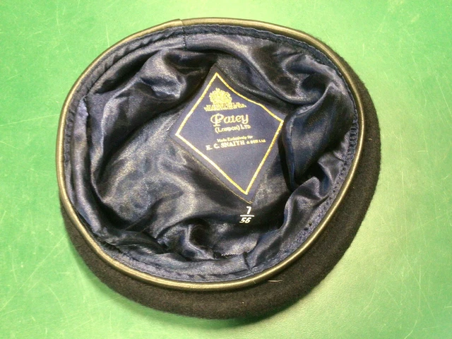 BRITISH ARMY BERET, Patey, London, All Regiments, Size 7 (56cm), Issued ...