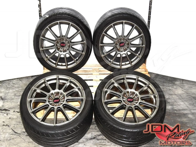 USED JDM SUBARU WRX STi Spec-C RA 5x114.3 18x8JJ Wheels with 235/40R18 ...