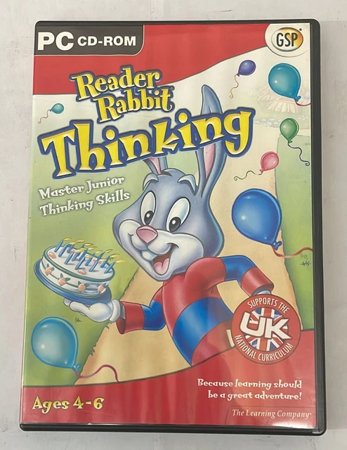 READER RABBIT THINKING - Ages 4-6 PC CD-ROM GAMES £18.47 - PicClick UK