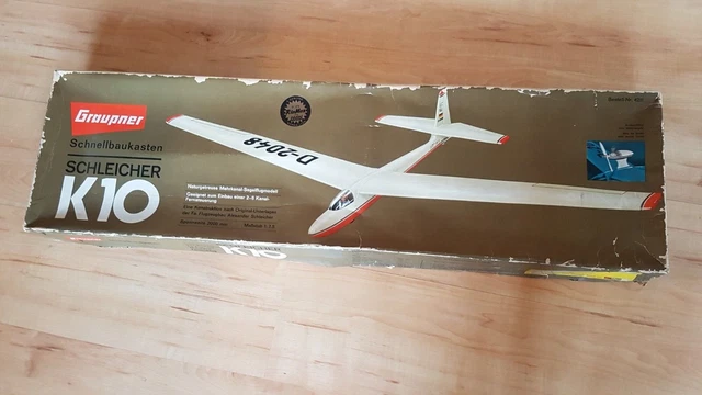 SEGELFLUGMODELL SCHLEICHER K 10 von Graupner Rarität EUR 299,00 ...