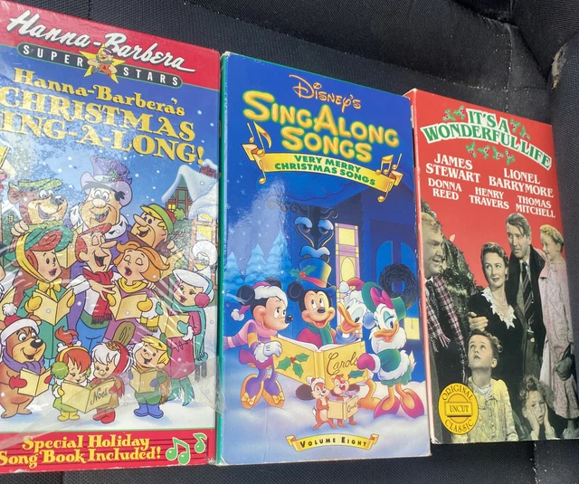 DISNEY SING ALONG Songs Very Merry Christmas VHS Volume 8 Topolino 1999 ...