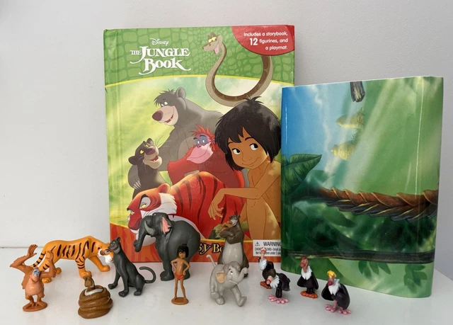 DISNEY JUNGLE BOOK Busy Book Mat Figures x 12 Colonel Beatles Vultures ...