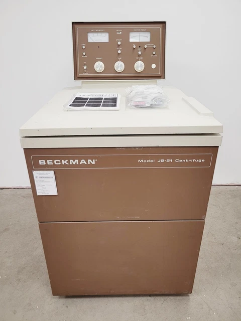 CENTRIFUGEUSE BECKMAN MODÈLE - J2-21 Avec Rotor JA-10 10000tr/min Lab ...