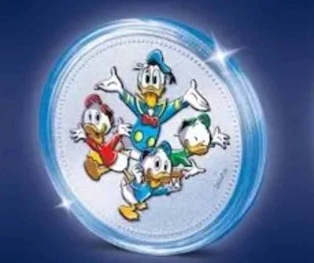 PAPERINO E Qui Quo QuaDisney Coins 90 Anni di Paperino DONALD DUCK 90 ...