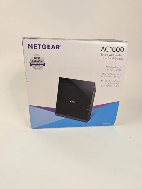 NETGEAR AC1600 R6250-200NAS Smart WiFi Router AC Dual Band Gigabit With ...