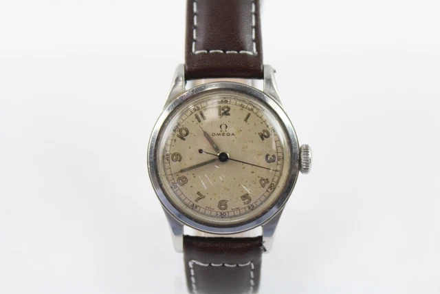 VINTAGE OMEGA MILITARY Style c. 1940s Watch Ref. 2384-2 Hand-Wind ...