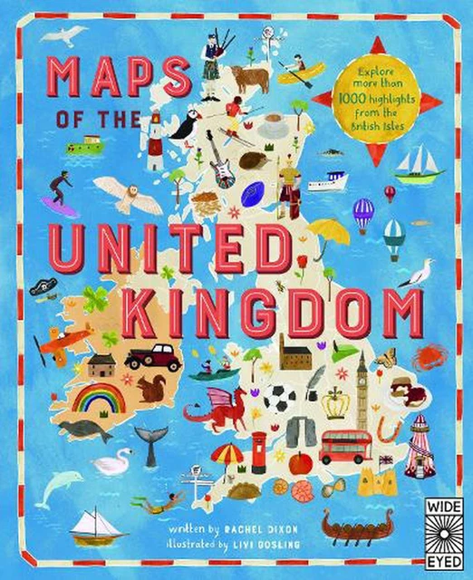 MAPS OF THE United Kingdom by Rachel Dixon Paperback Book £20.18 ...