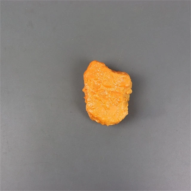 PACK OF 6 Artificial Chicken Nuggets Realistic Fried Chicken Model for ...