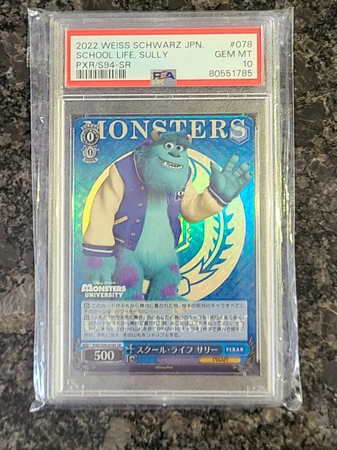 WEISS SCHWARZ DISNEY Pixar Monsters Inc PXR/S94-078S SR Foil TCG Card ...