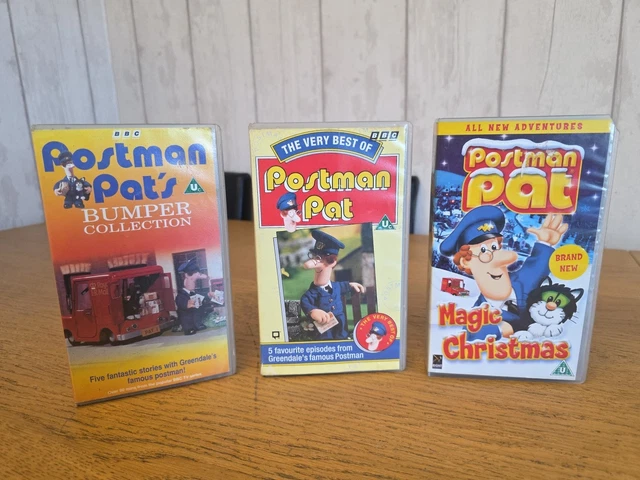 VINTAGE BBC VHS Postman Pat. Very Best Of, Magic Christmas & Bumper ...