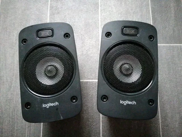 LOGITECH Z906 THX speakers pair tweeter / satellite £25.00 - PicClick UK