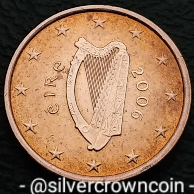 IRELAND 🇮🇪 EIRE 🇪🇺 1 Euro Cent 2006. KM#32. One Penny coin. Irish Harp ...