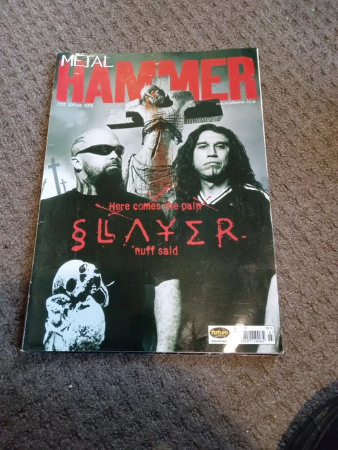 METAL HAMMER JUNE 2001 SLAYER HEAVY METAL RETRO USED rare UK Issue £9. ...