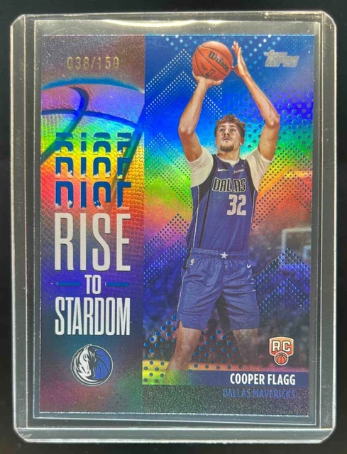 2025-26 TOPPS COOPER Flagg Rise to Stardom RC Blue Rainbow #38/150 ...
