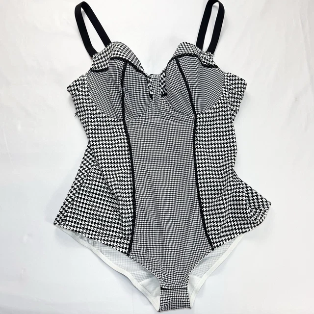 GOK WAN UNDERWIRED Body Shaper Corset 46C Shapewear Bodysuit ...