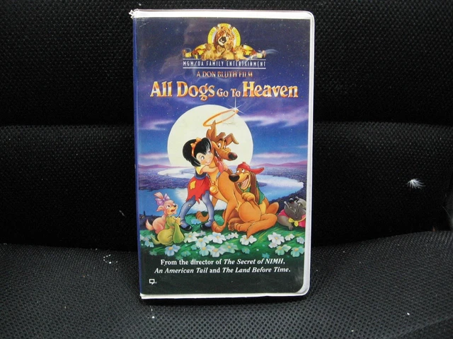 VHS ALL DOGS Go To Heaven EUR 13,28 - PicClick FR