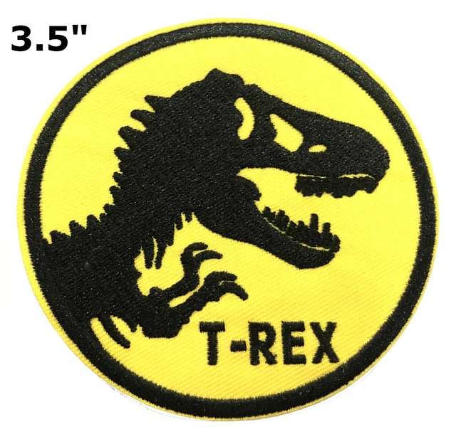Jurassic Park Patches Iron On Jurassic Park Embroidered Iron-on Patch ...