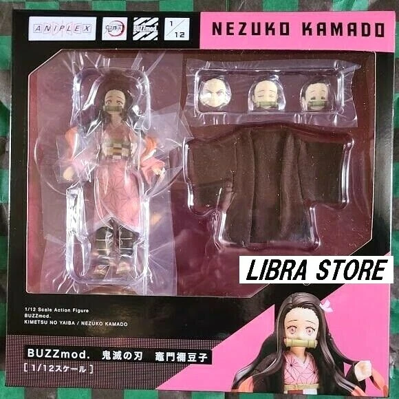 RARO DEMON SLAYER BUZZmod. Nezuko Kamado Figura 1/12 Esclusiva ...