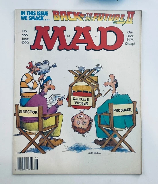 MAD MAGAZINE JUNE 1990 No. 295 Back To The Future II 4.0 VG Very Good ...