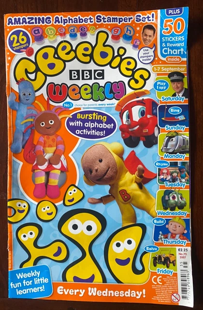 CBEEBIES WEEKLY MAGAZINE Comic Tweenies Underground Ernie Balamory Brum ...