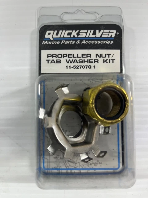 QUICKSILVER MERCURY PROPELLER Nut, Locking Tab Kit 52707Q1 NEW OEM $23. ...