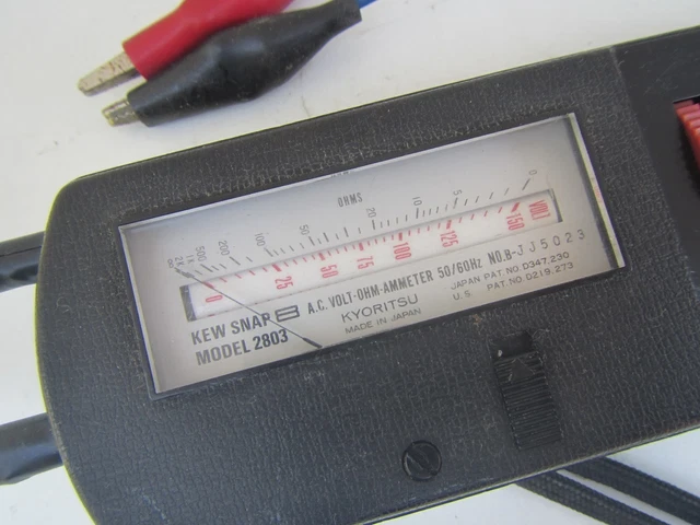 VINTAGE KYORITSU KEW Snap Model 2803 AC Analogue Clamp Meter £5.99 ...