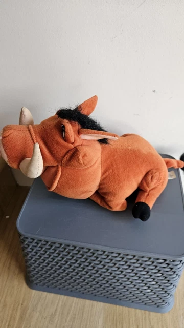 VINTAGE DISNEY THE Lion King Plush Tootin' Pumba Pumbaa Hog Soft Toy ...