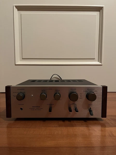 PIONEER VINTAGE STEREO AMPLIFIER model SA-500A Amplificatore Integrato ...