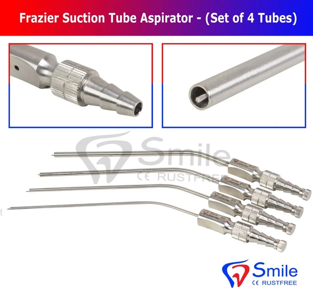 FRAZIER SUCTION TUBE Aspirateur Chirurgical Dentaire Ent Instruments ...