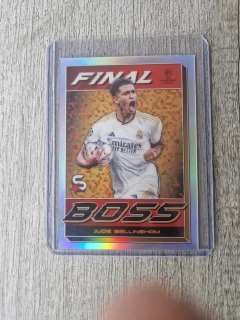 JUDE BELLINGHAM FINAL Boss inserisce Topps Superstars 2023/2024 Real ...