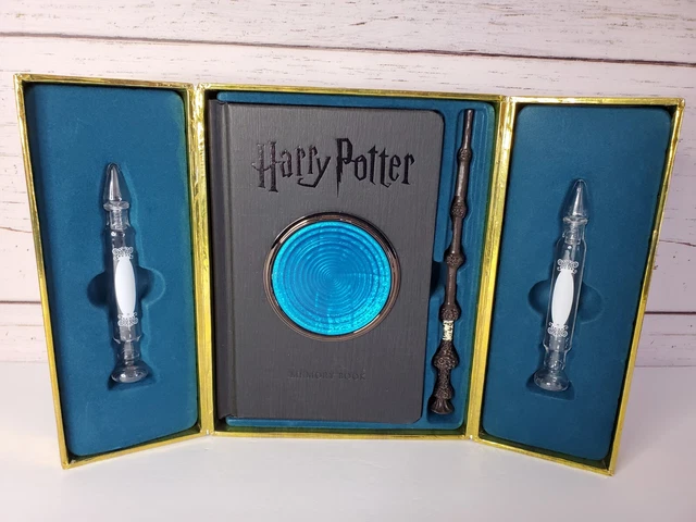 HARRY POTTER PENSIEVE Memory Gift Set Wand Pen Vials Notebook Journal ...
