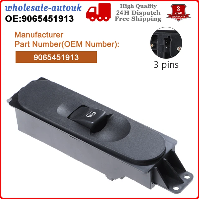 SINGLE ELECTRIC WINDOW Switch For Mercedes Sprinter VW Crafter ...