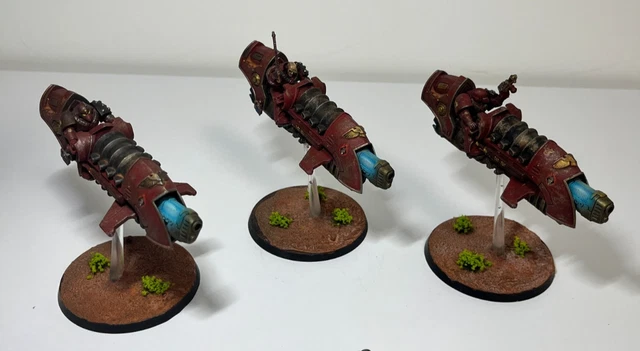 PAINTED WORD BEARERS Scimitar Jetbike Squadron £134.53 - PicClick UK