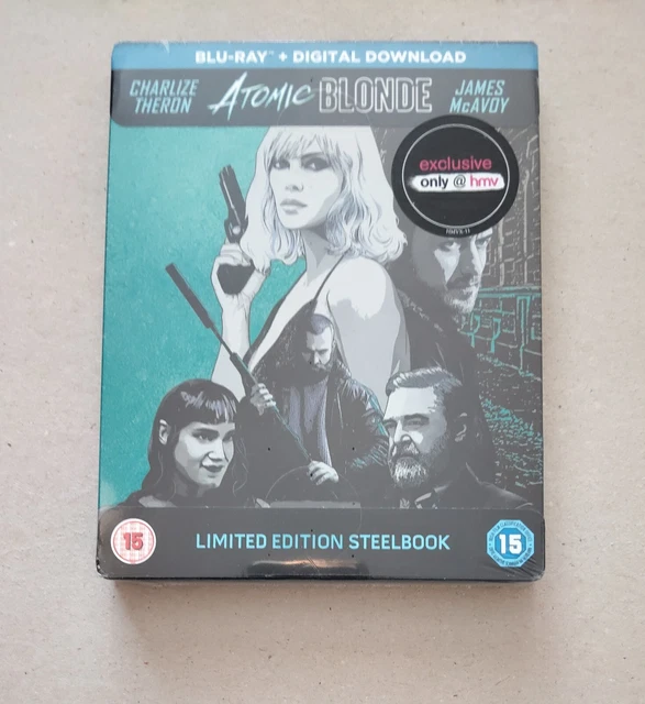 ATOMIC BLONDE - HMV Exclusive Blu Ray Steelbook - New £14.23 - PicClick UK