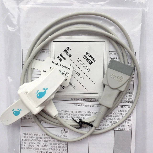 FOR MINDRAY ECG P/N: 115-050154-00 Neonate Reusable SpO2 Sensor Cable 1 ...