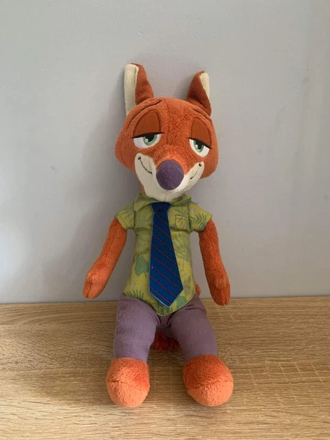 DISNEY ZOOTROPOLIS ZOOTOPIA Talking Fox Nick Wilde Soft Toy Plush £9.00 ...
